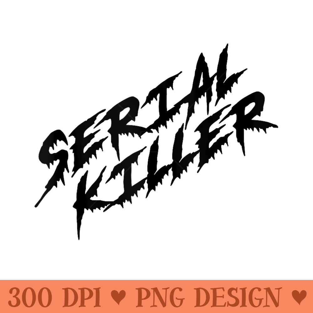 SERIAL KILLER Card Game - Digital PNG Downloads | Inspire Uplift