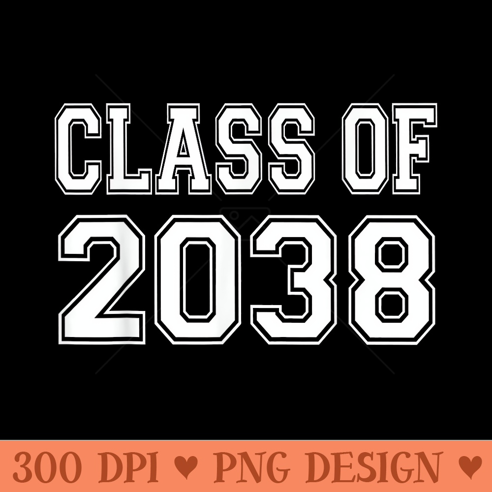 Class of 2038 grow with me - PNG download | Inspire Uplift