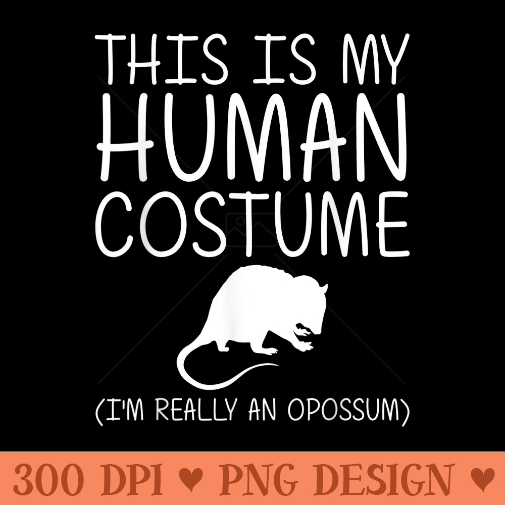 Opossum Easy Halloween Human Pouched mammal DIY - High Resol | Inspire ...