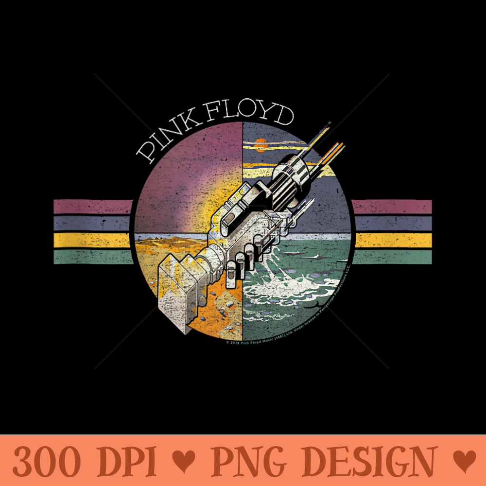 PINK FLOYD WELCOME TO THE MACHINE - Unique PNG Artwork | Inspire Uplift