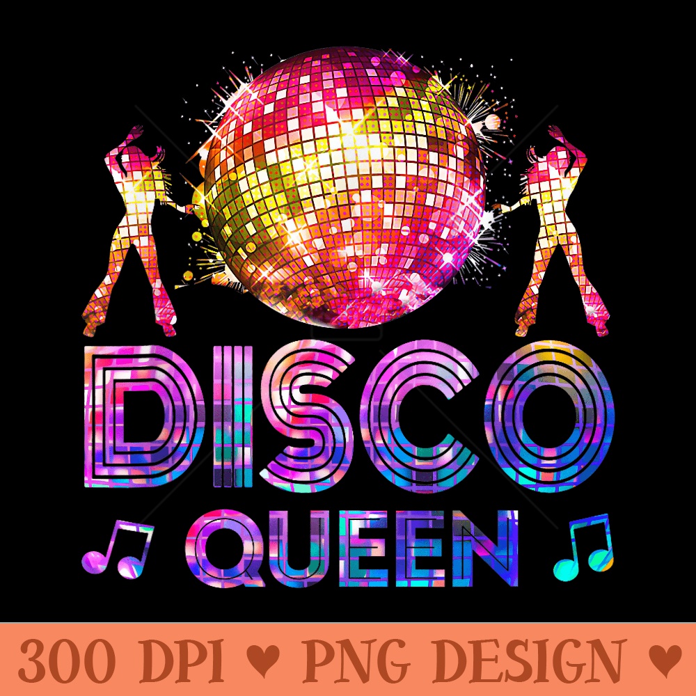 Disco Queen 70s Disco Themed Vintage Seventies - High Qualit | Inspire ...