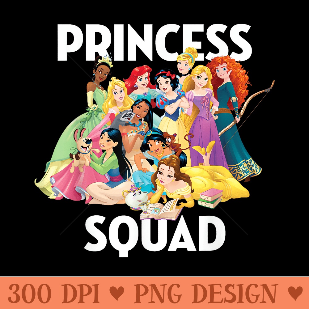 Disney Princess Squad Group - High Resolution PNG image down | Inspire ...