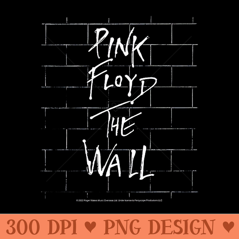 Pink Floyd The Wall Premium - High Resolution PNG Designs | Inspire Uplift