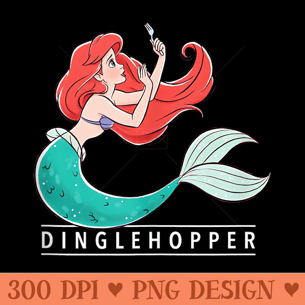 Disney Princess Ariel Dinglehopper - High Quality PNG Files | Inspire Uplift