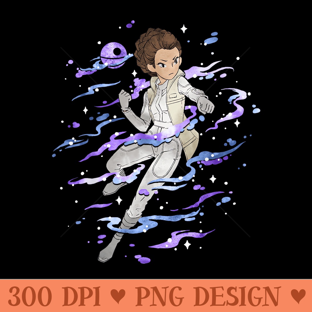 Star Wars The Empire Strikes Back Princess Leia Anime - PNG | Inspire ...
