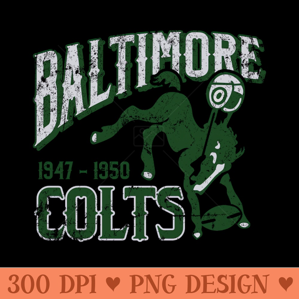 Baltimore Colts - PNG Clipart for Graphic Design | Inspire Uplift