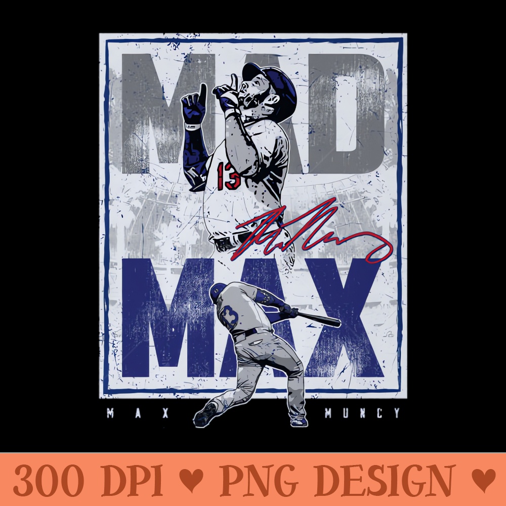 Max Muncy Los Angeles D Mad Max - PNG download | Inspire Uplift