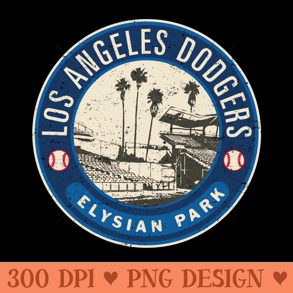 Dodger Stadium Patch by Buck - PNG Art Files | Inspire Uplift