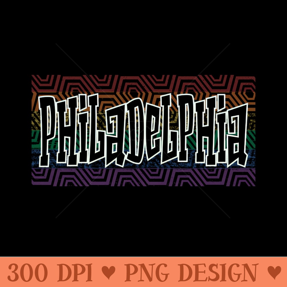 LGBTQ PATTERN USA PHILADELPHIA - Ready To Print PNG Designs | Inspire ...