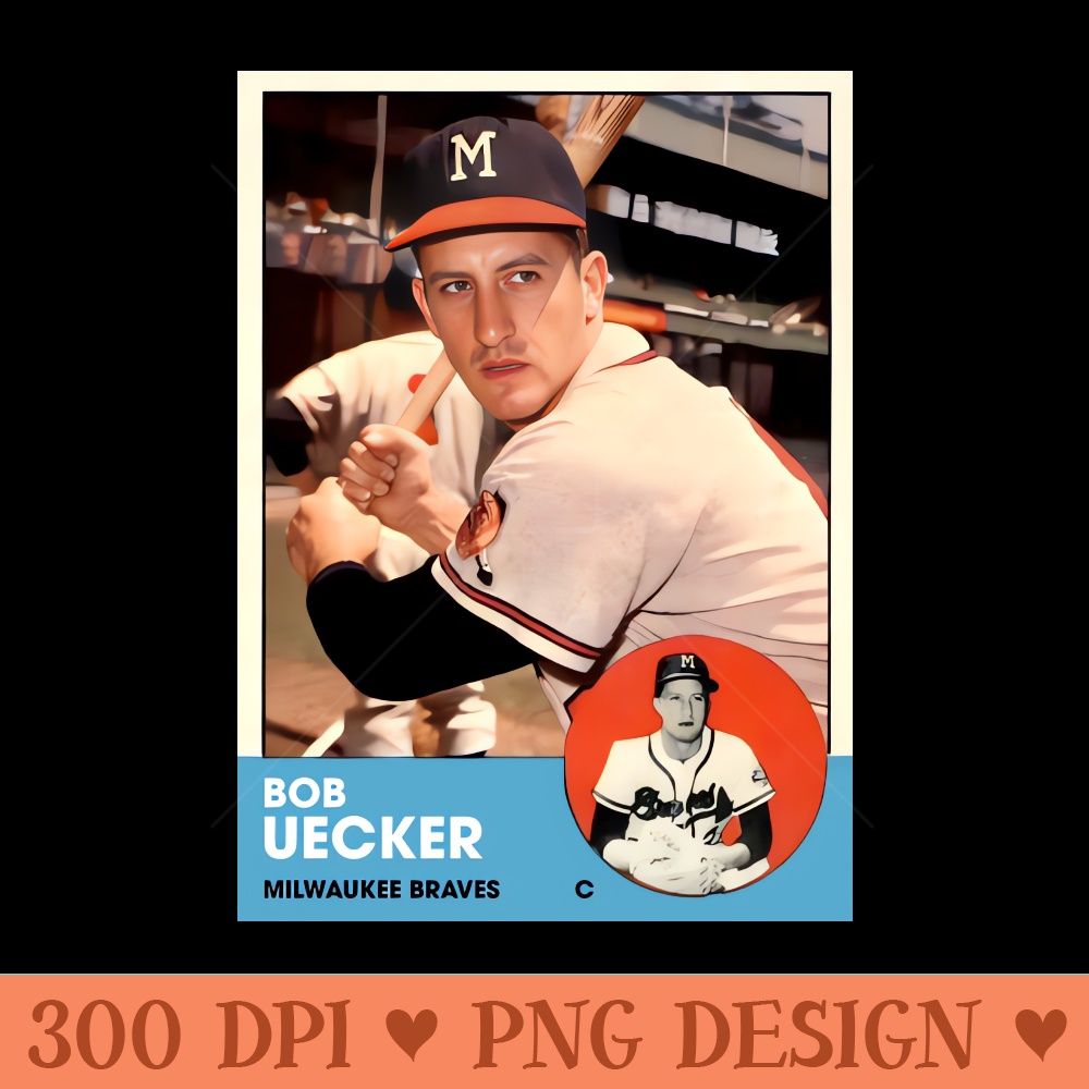Bob Uecker Vintage Milwaukee Baseball Card - High Resolution | Inspire ...