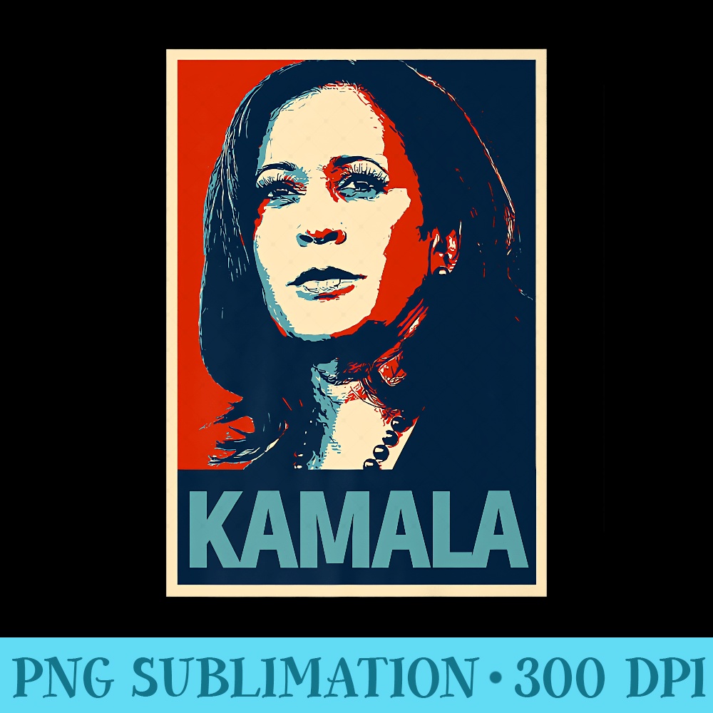 KAMALA HARRIS Premium - Printable PNG Graphics | Inspire Uplift