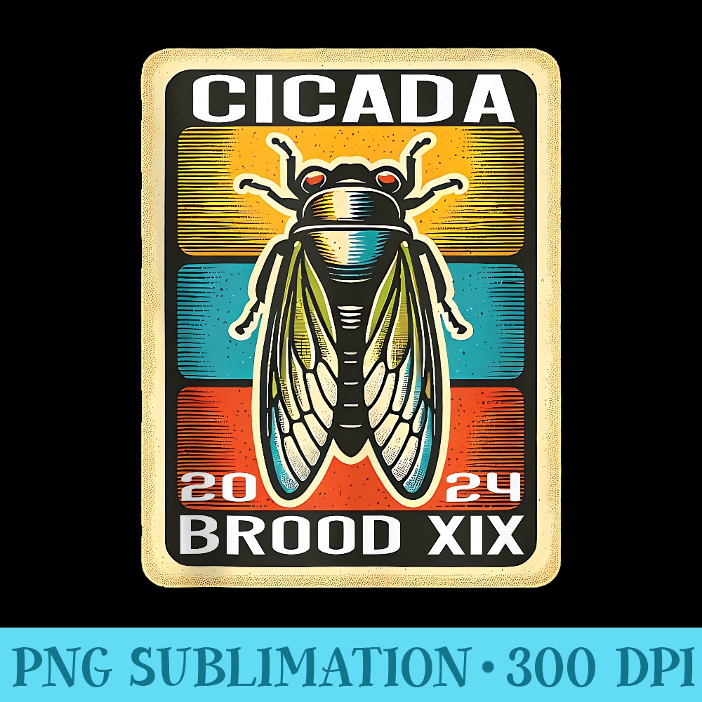 Funny Cicadas Brood 2024 Incect Bug Lover Entomologist - Hig | Inspire ...