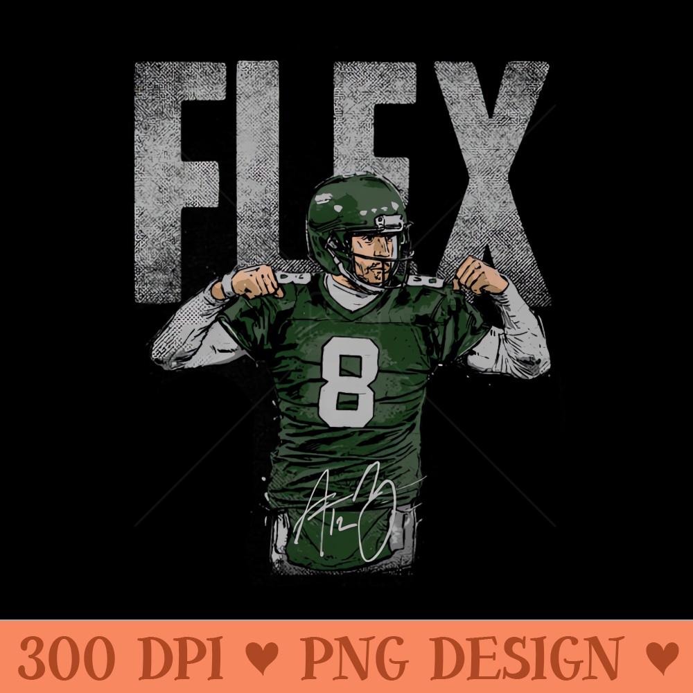 Aaron Rodgers New York J Flex Bold - High Resolution PNG Des | Inspire ...