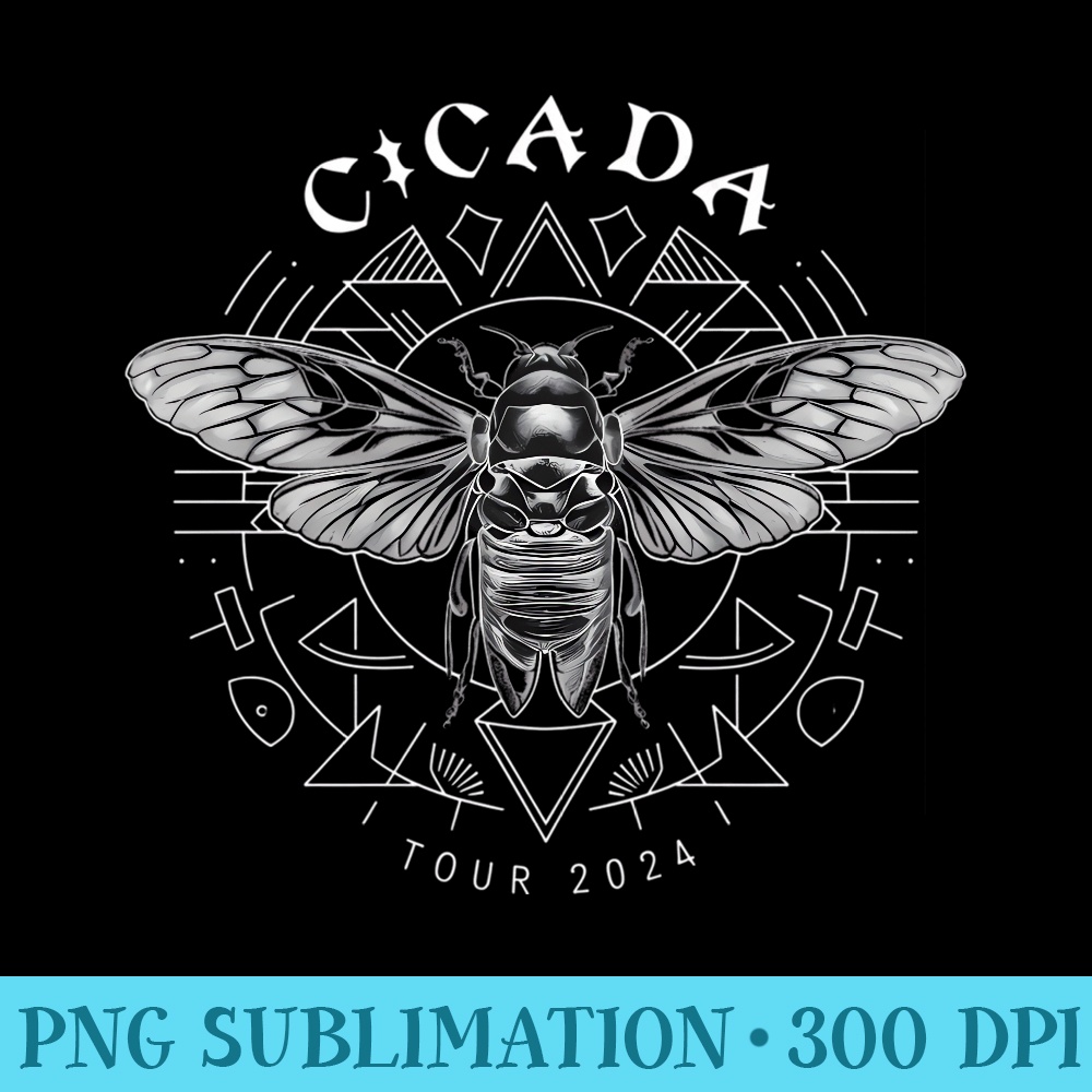 Entomology Cicada Tour 2024 Lover - PNG Clipart | Inspire Uplift