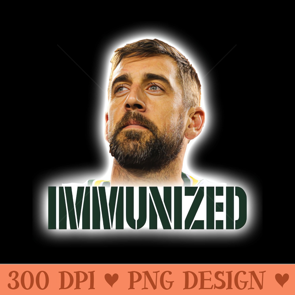 Aaron Rodgers Immunized - PNG Clipart Download | Inspire Uplift