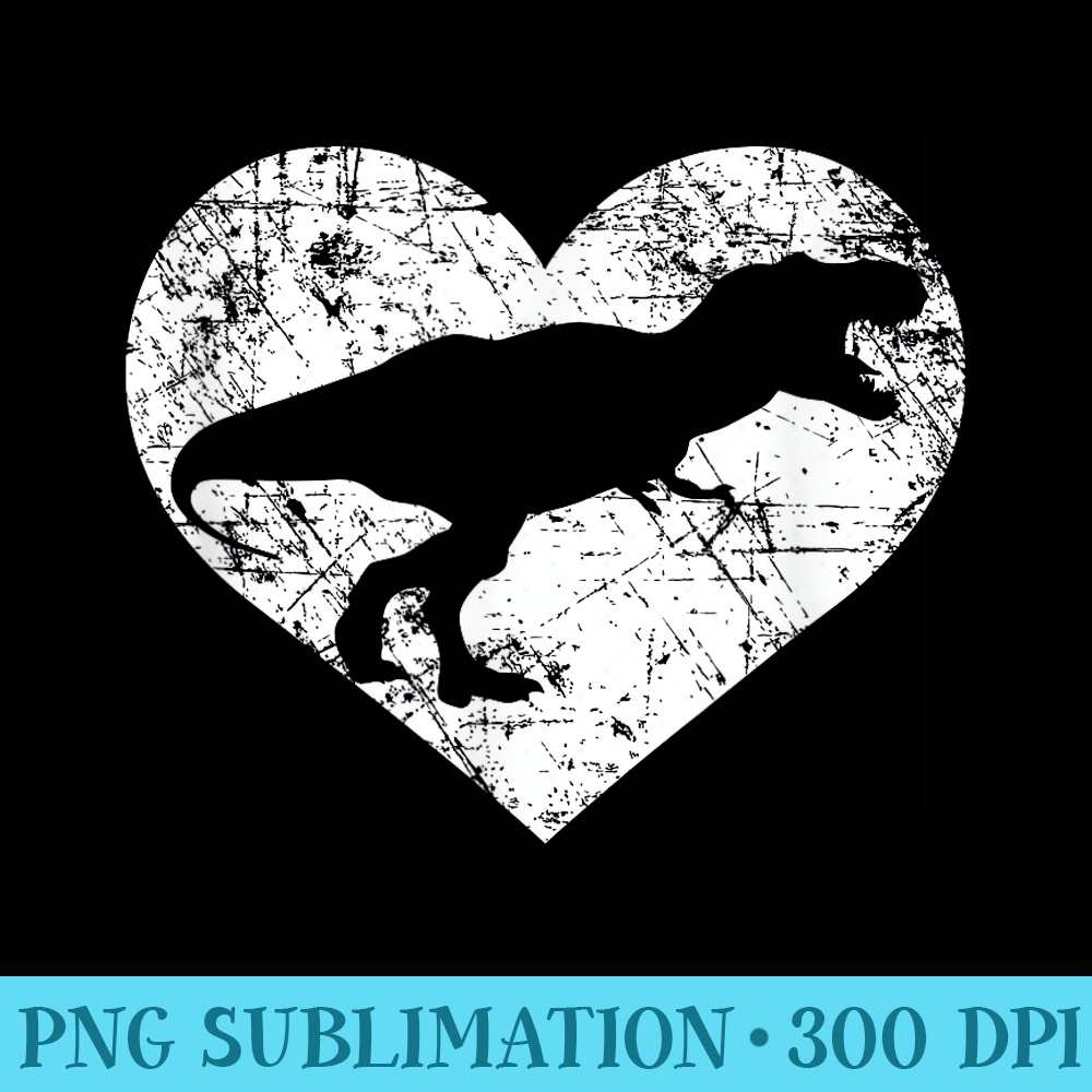 I Love Dinosaur Funny Cute T Rex Heart Valentine - PNG Image | Inspire ...