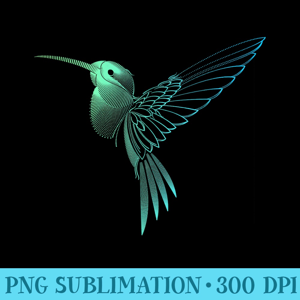 Flying Bird Dot line Art Animal Drawing Hummingbird - PNG Cl | Inspire ...