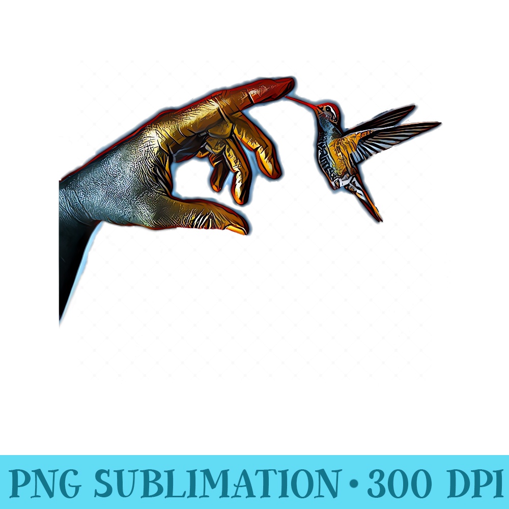 Whimsical Hummingbird kissing hand - PNG Download High Quali | Inspire ...