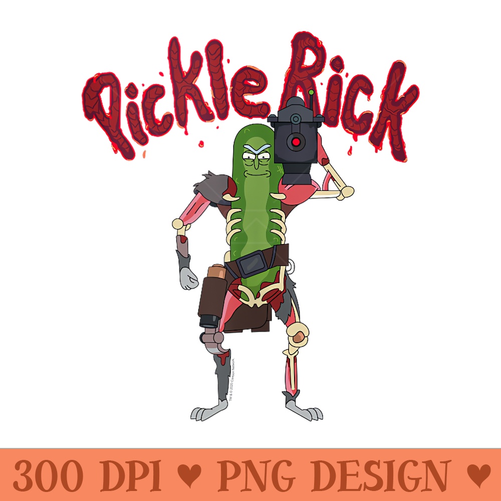 Rick and Morty Pickle Rick Laser Slice Type - PNG download w | Inspire ...