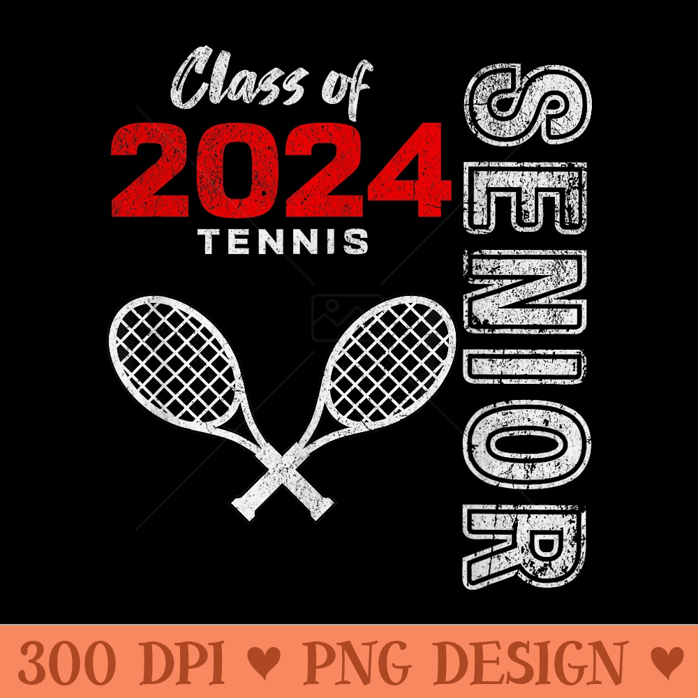 Matching Tennis Team Senior Class of 2024 Graduation 2024 - | Inspire ...