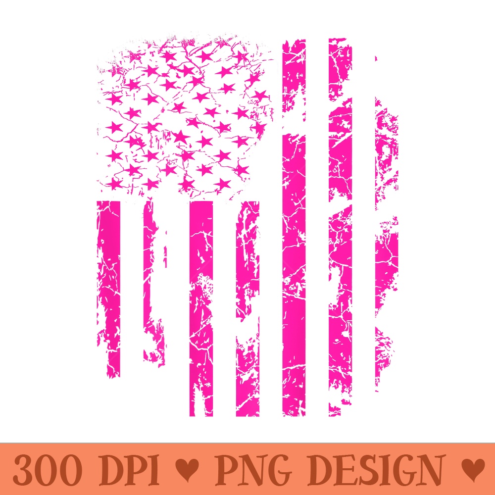 Pink Distressed USA Flag - PNG Clipart | Inspire Uplift