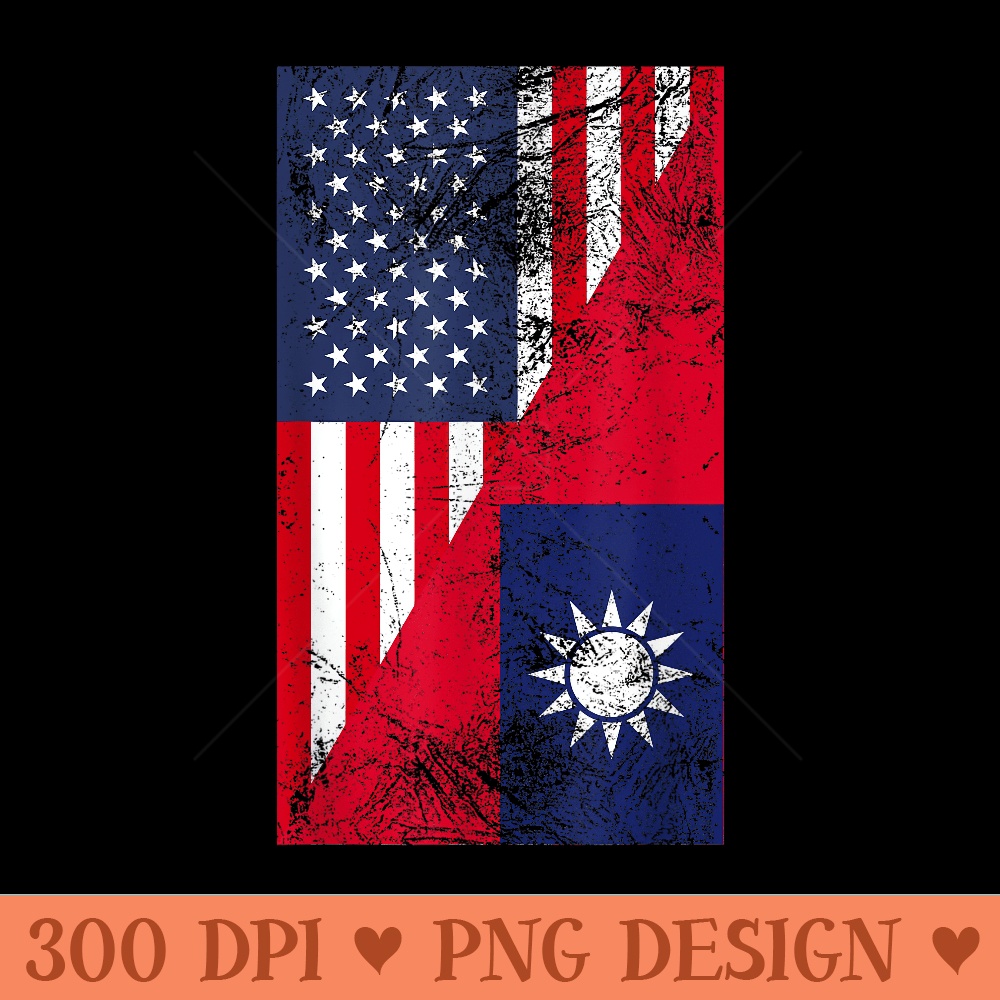 USA Taiwan Flags United States Taiwan Flag - Exclusive PNG d | Inspire ...