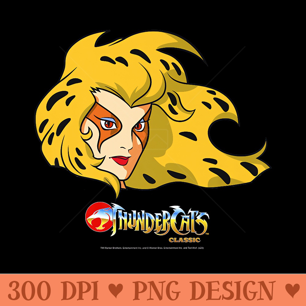 ThunderCats Cheetara Big Face Premium - Digital PNG Download | Inspire ...