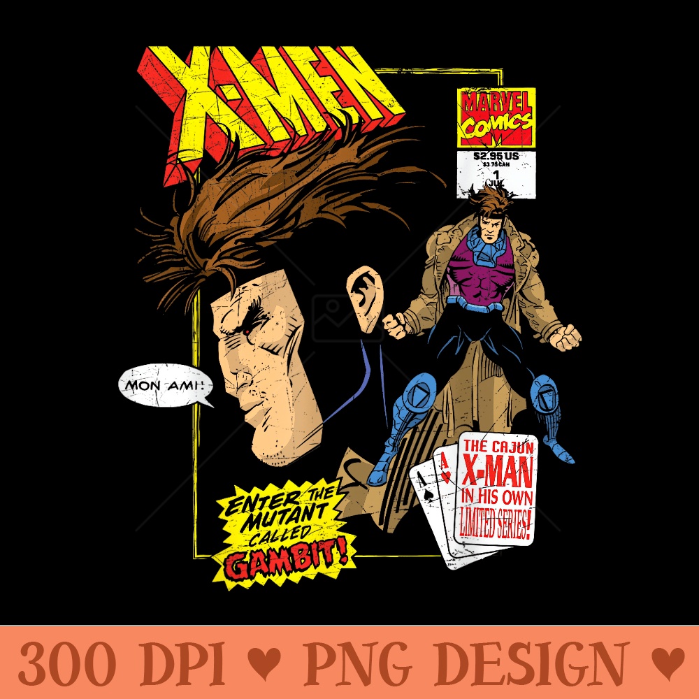 Marvel XMen Cajun Gambit Remy LeBeau Mon Ami Comic T - High | Inspire ...