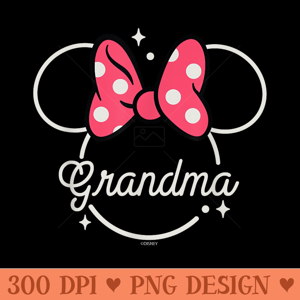 Disney Minnie Mouse Grandma Head Icon Magic Motheru2019s Day | Inspire ...