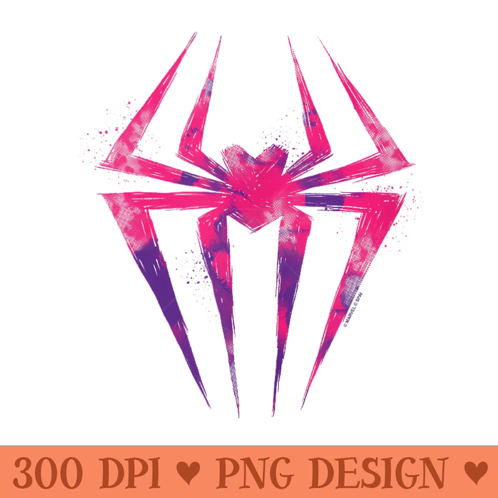 Marvel SpiderMan Across The SpiderVerse Part 1 Pink Logo - P | Inspire ...