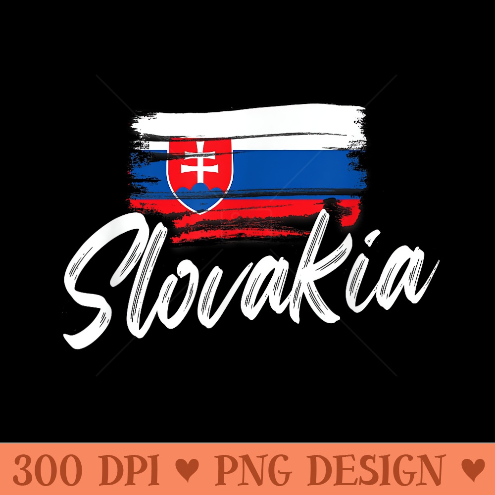 Slovakia Flag Slovak Slovakia Pride Heart - Printable PNG Im | Inspire ...