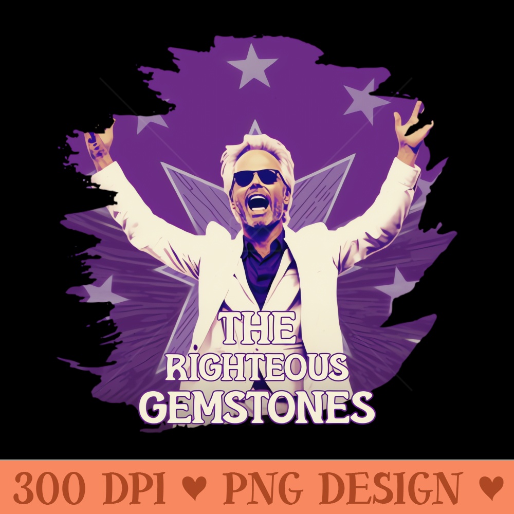 THE RIGHTEOUS GEMSTONES - Transparent PNG Mockup | Inspire Uplift