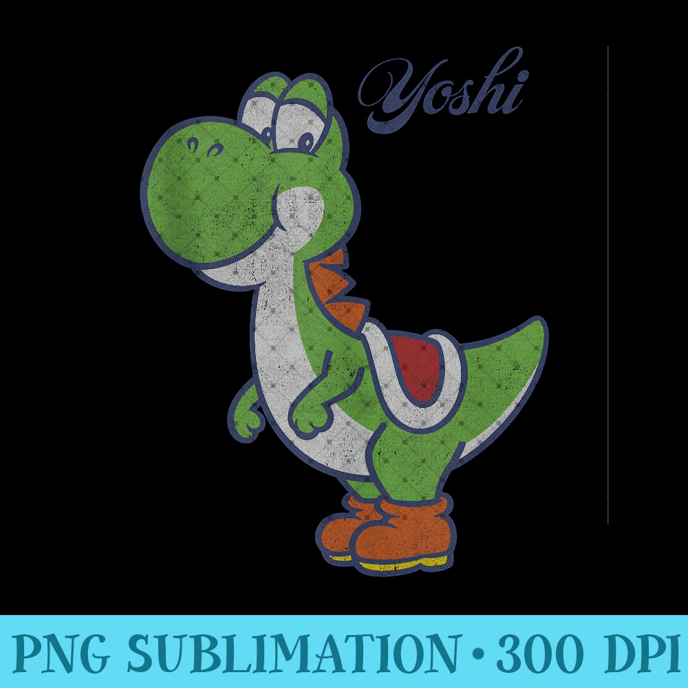 Super Mario Yoshi Simple Portrait - PNG design downloads | Inspire Uplift