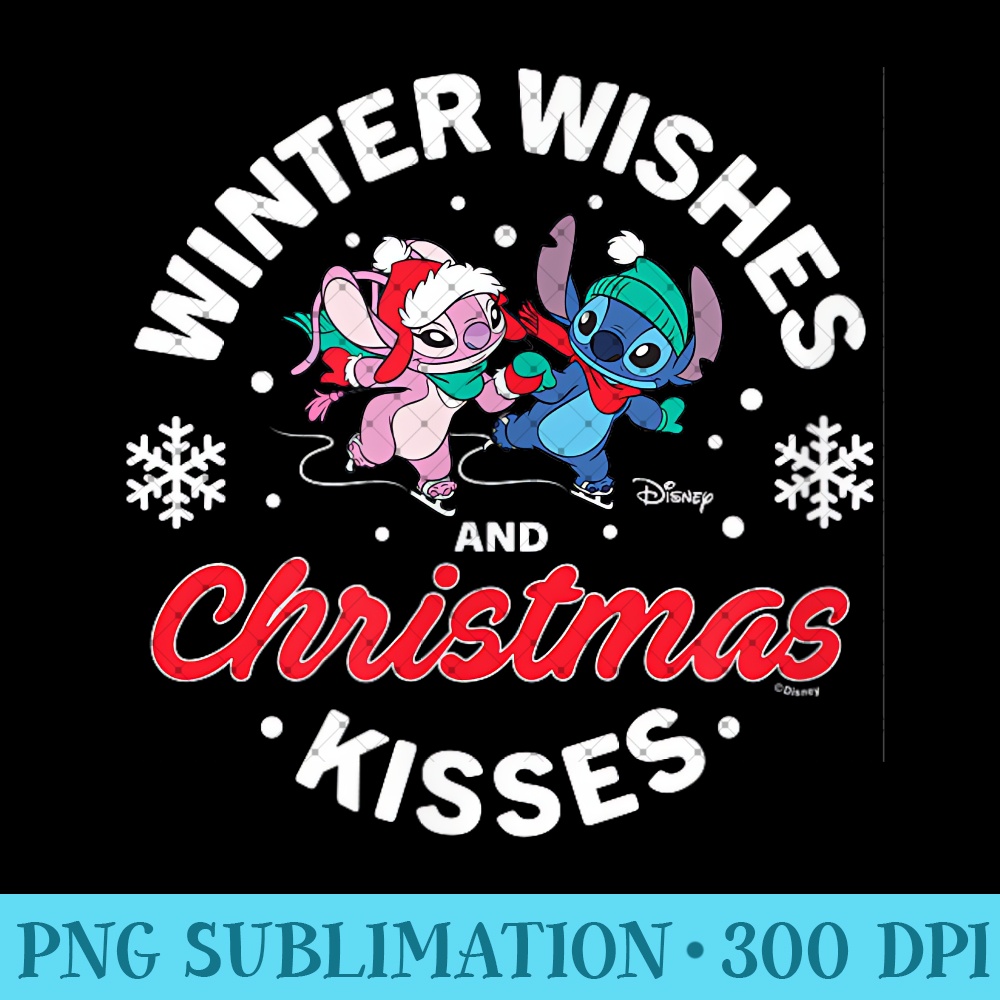 Lilo & Stitch - Winter Wishes And Christmas Kisses - PNG des | Inspire ...