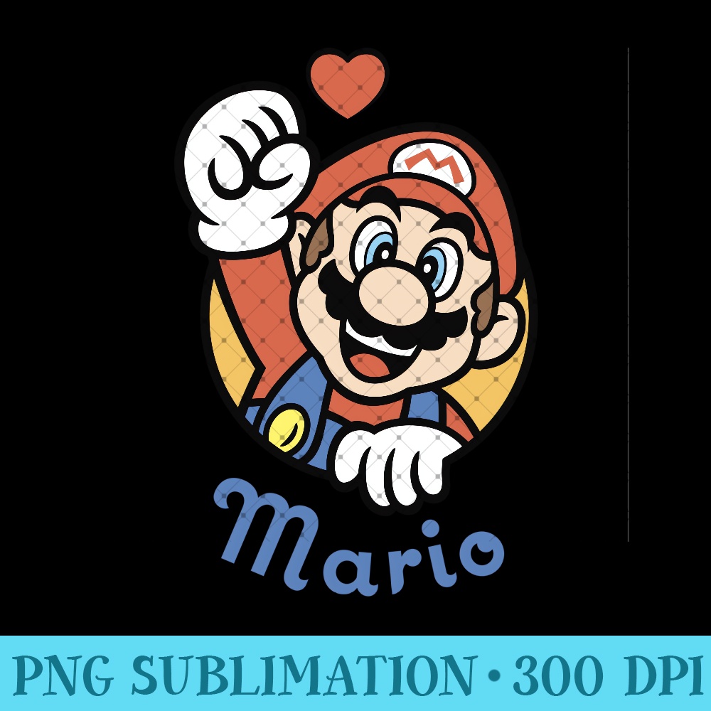 Nintendo Super Mario Heart Portrait - High Quality PNG Files | Inspire ...
