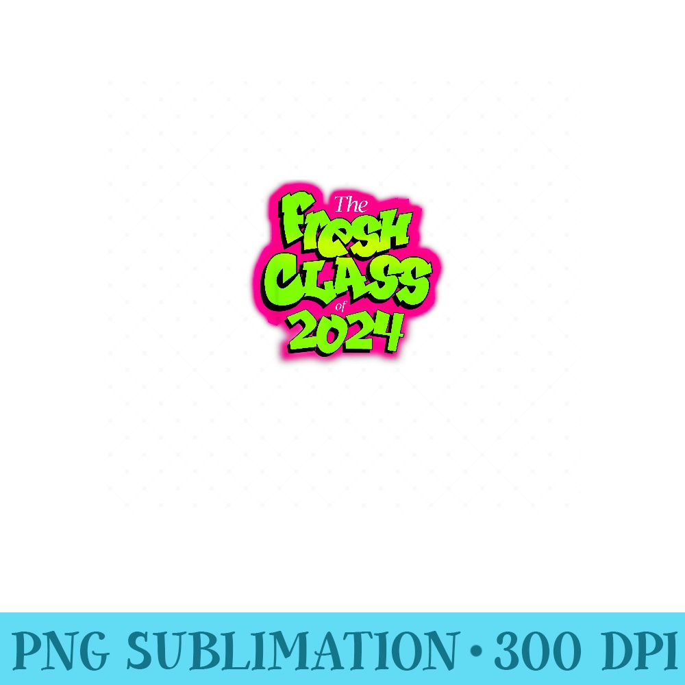 Class of 2024 Senior Fresh 90s Retro TV Style Graduation - M | Inspire ...