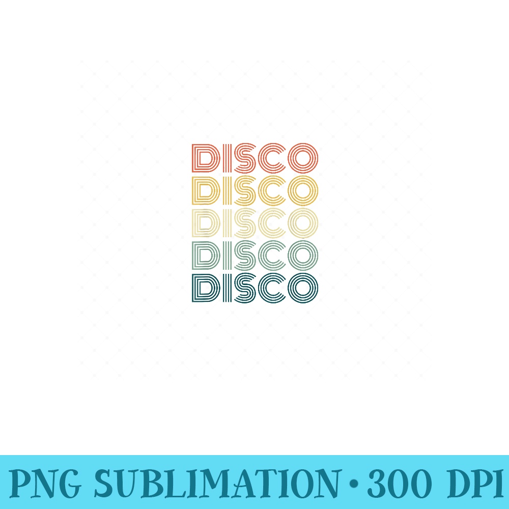 Disco Themed, Funky Vintage 70s 80s For Dance Parties - Prin | Inspire ...