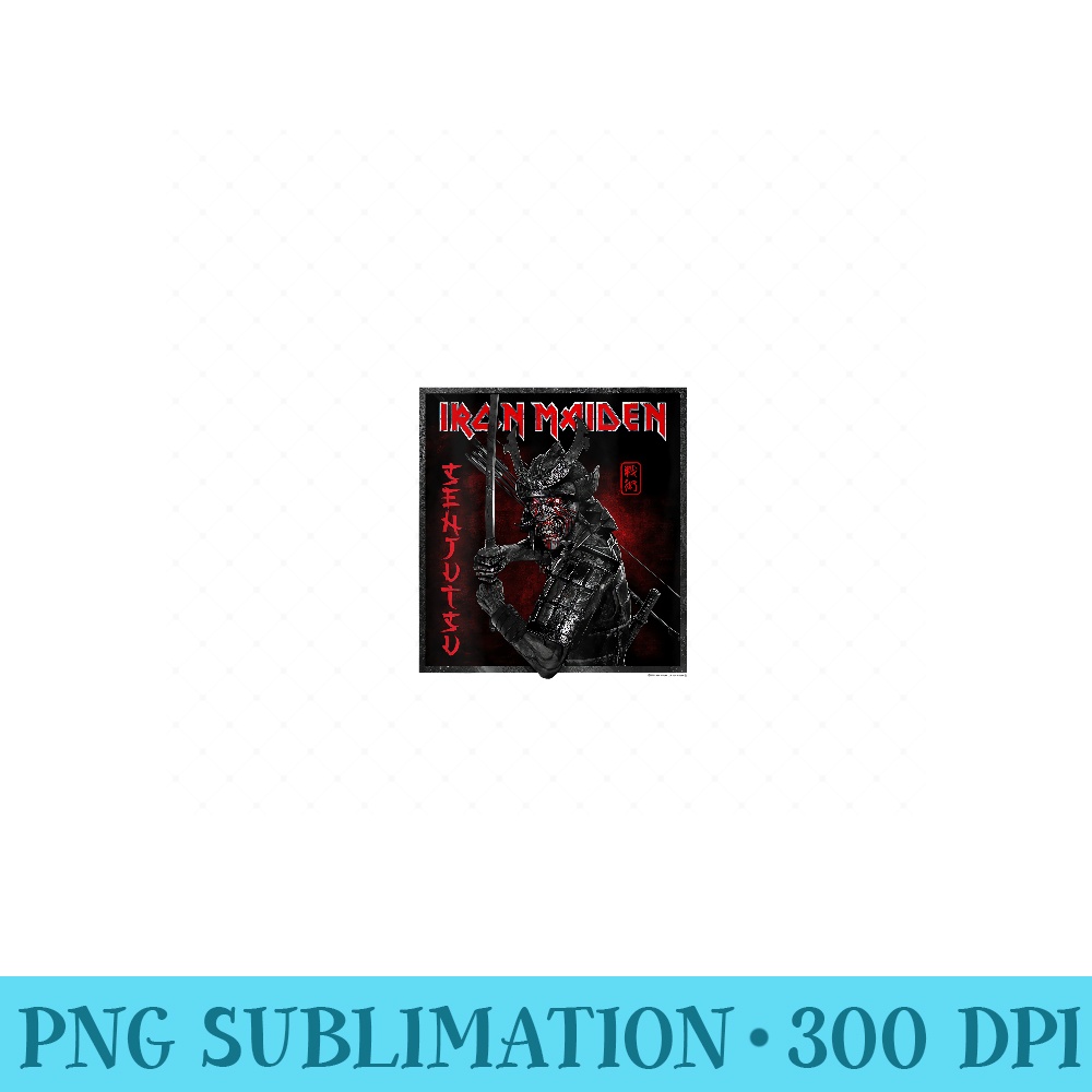 Iron Maiden - Senjutsu Eddie Square Distressed - High Qualit | Inspire ...