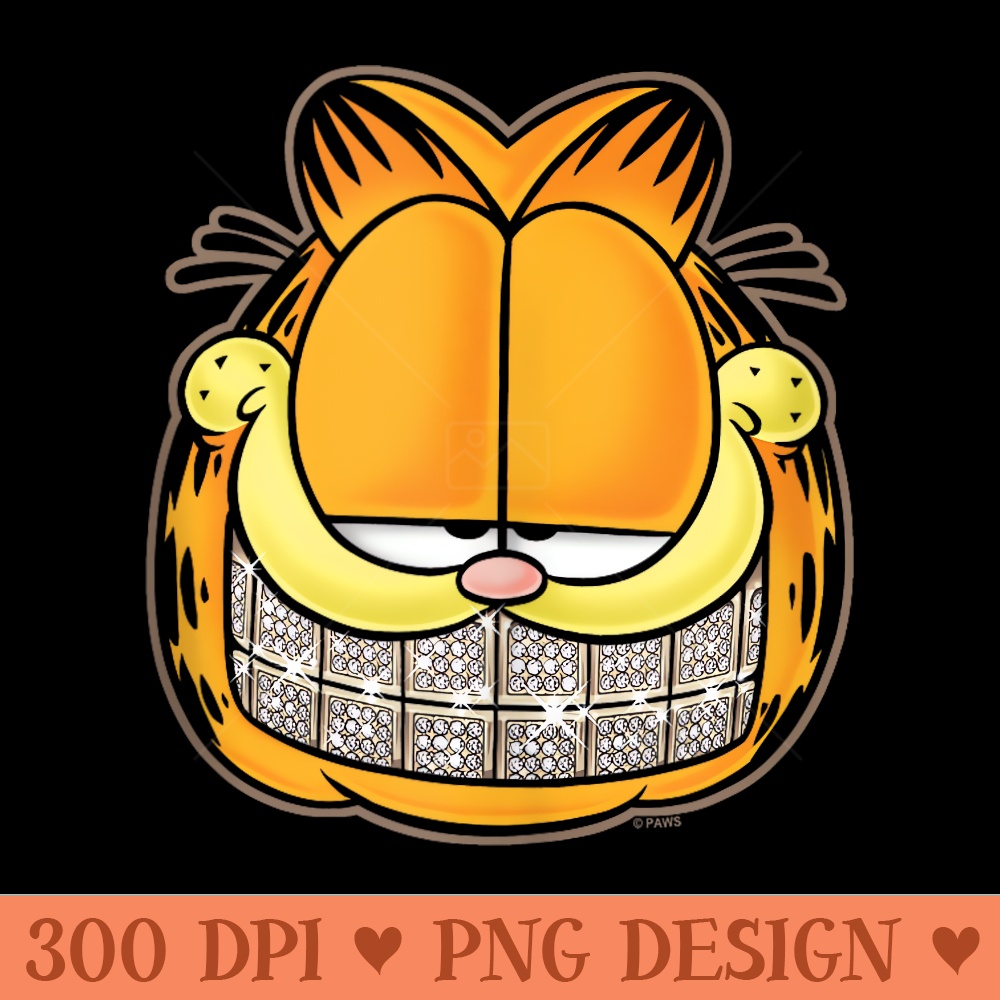 Garfield Nice Grill - High Quality PNG Files - Inspire Uplift