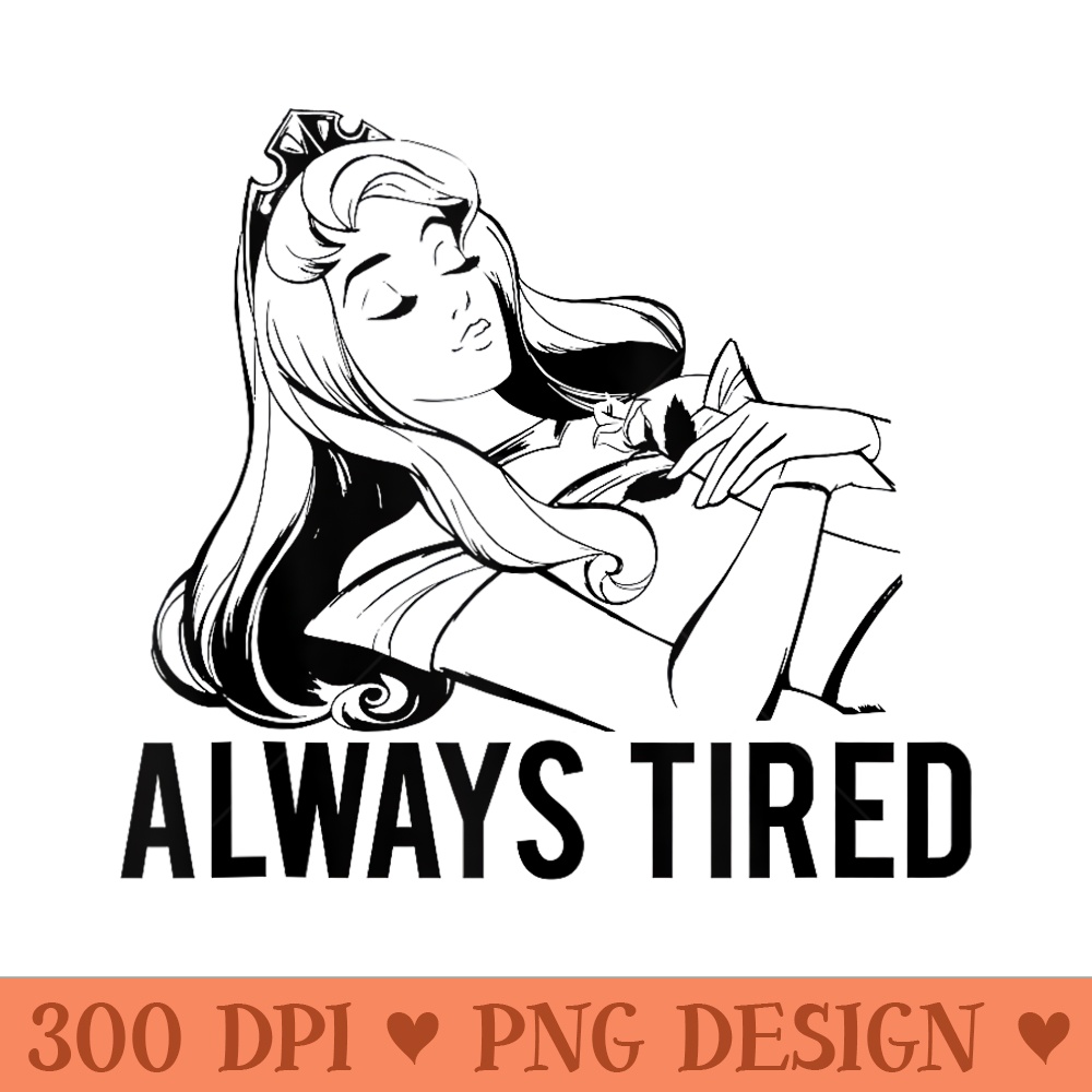 Disney Princess Aurora Always Tired Simple Drawn - Trendy PN | Inspire ...