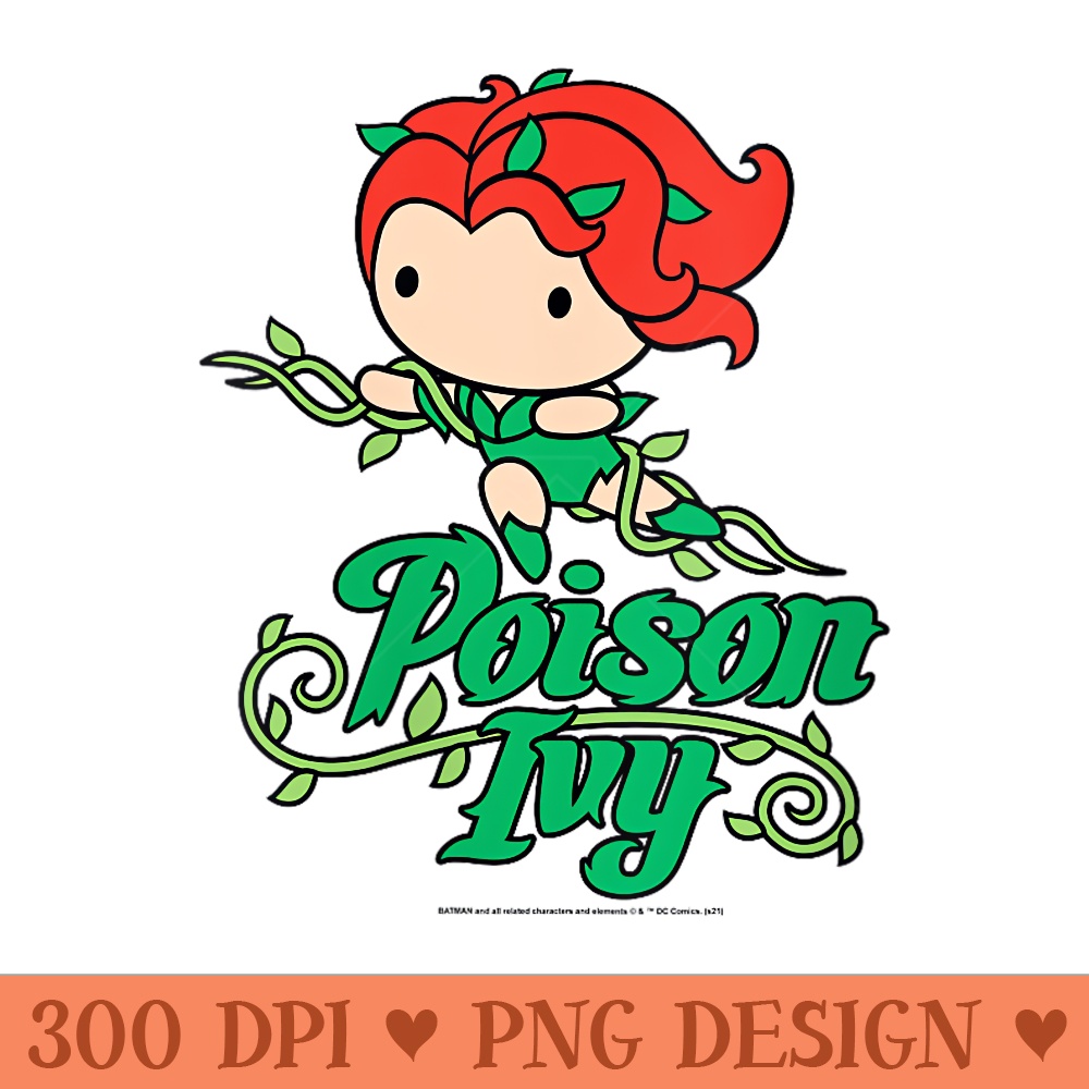 DC Comics Earth Day Poison Ivy With Vines Cartoon Style - PN | Inspire ...