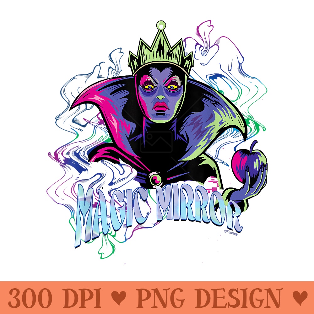 Disney Villains Evil Queen Magic Mirror Illustrated - Mug Su | Inspire ...