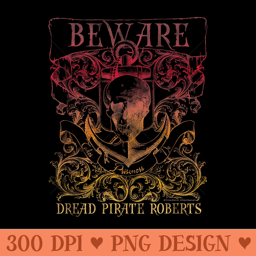 The Princess Bride Beware Dread Pirate Roberts Crest - Trans | Inspire ...