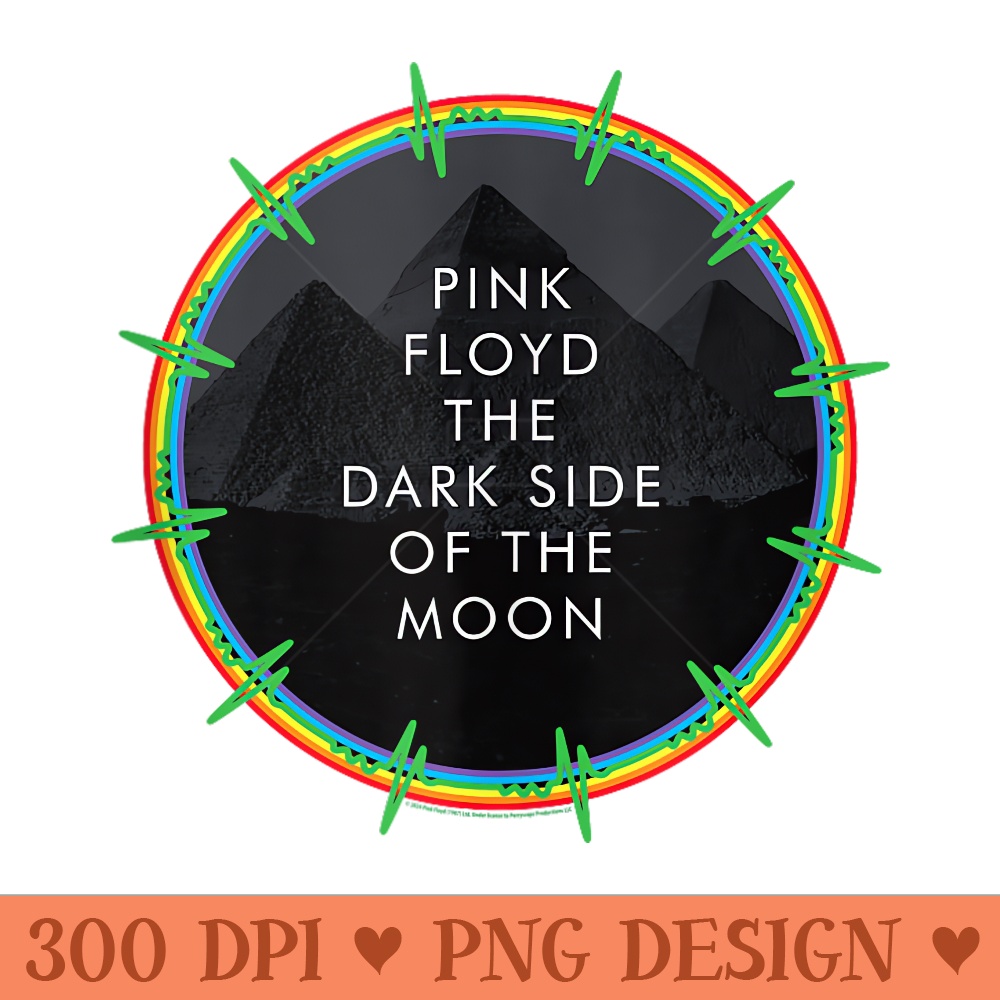 Pink Floyd The Dark Side of the Moon Circle Heartbeat - High | Inspire ...