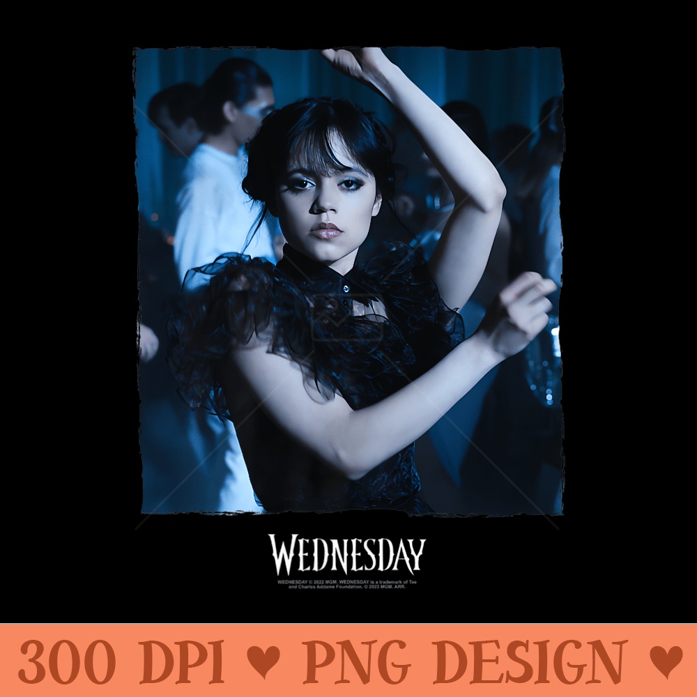 Wednesday Dark Dancing Queen Wednesday Photoreal Logo Premiu | Inspire ...