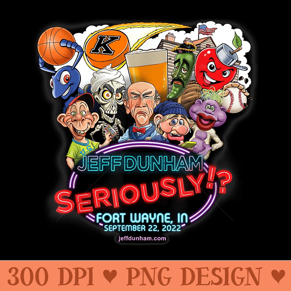 Jeff Dunham Ft. Wayne, IN - PNG graphics | Inspire Uplift