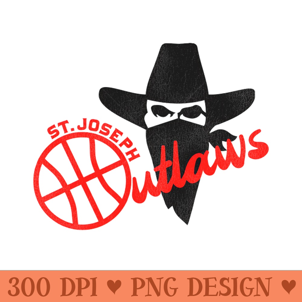 Defunct St Joseph Outlaws Basketball Team - High Quality PNG | Inspire ...