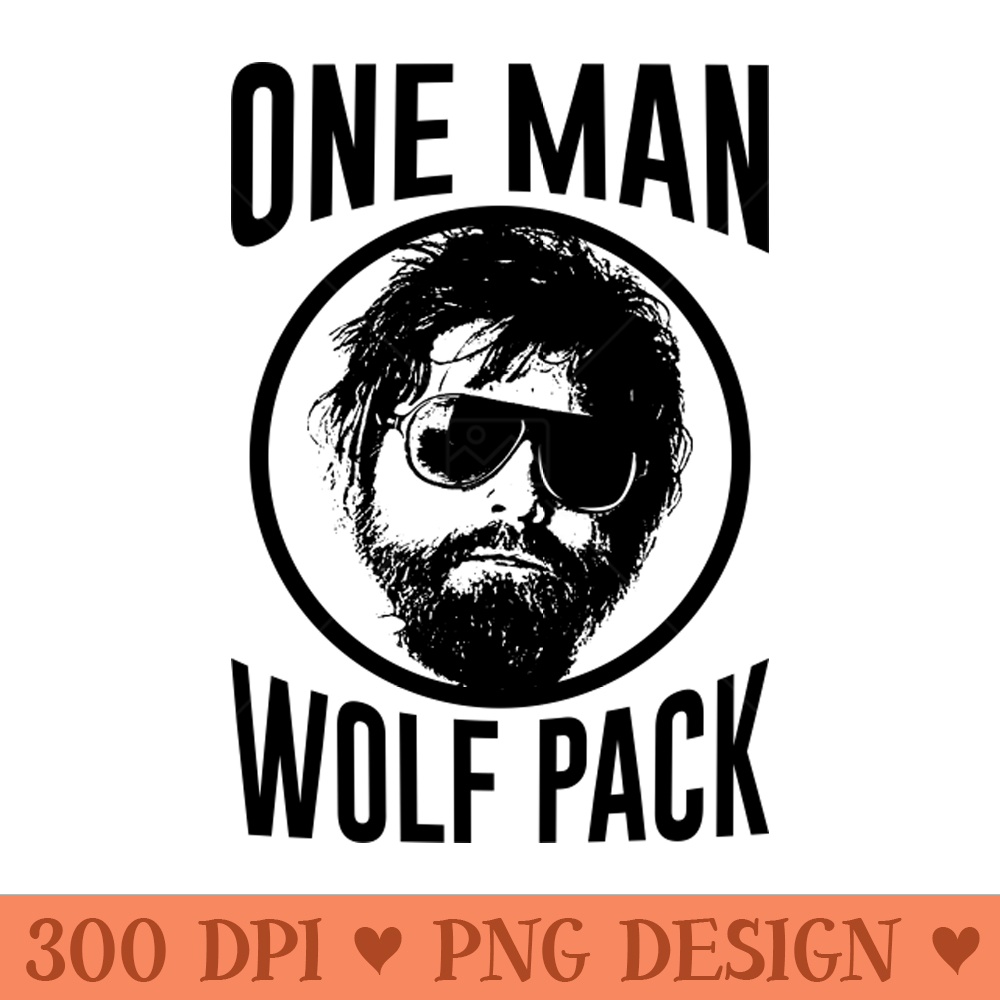 Hangover One Man Wolf Pack - PNG Download | Inspire Uplift
