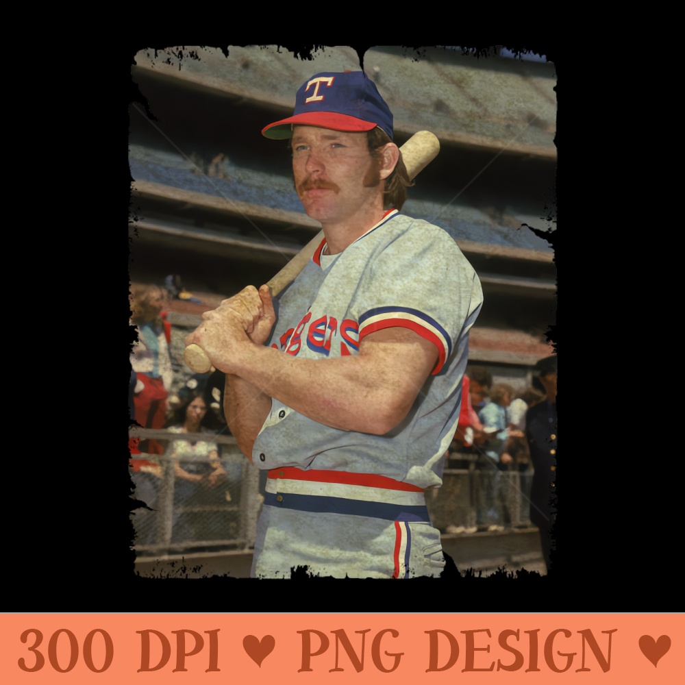Toby Harrah in Texas Rangers - Trendy PNG Designs | Inspire Uplift