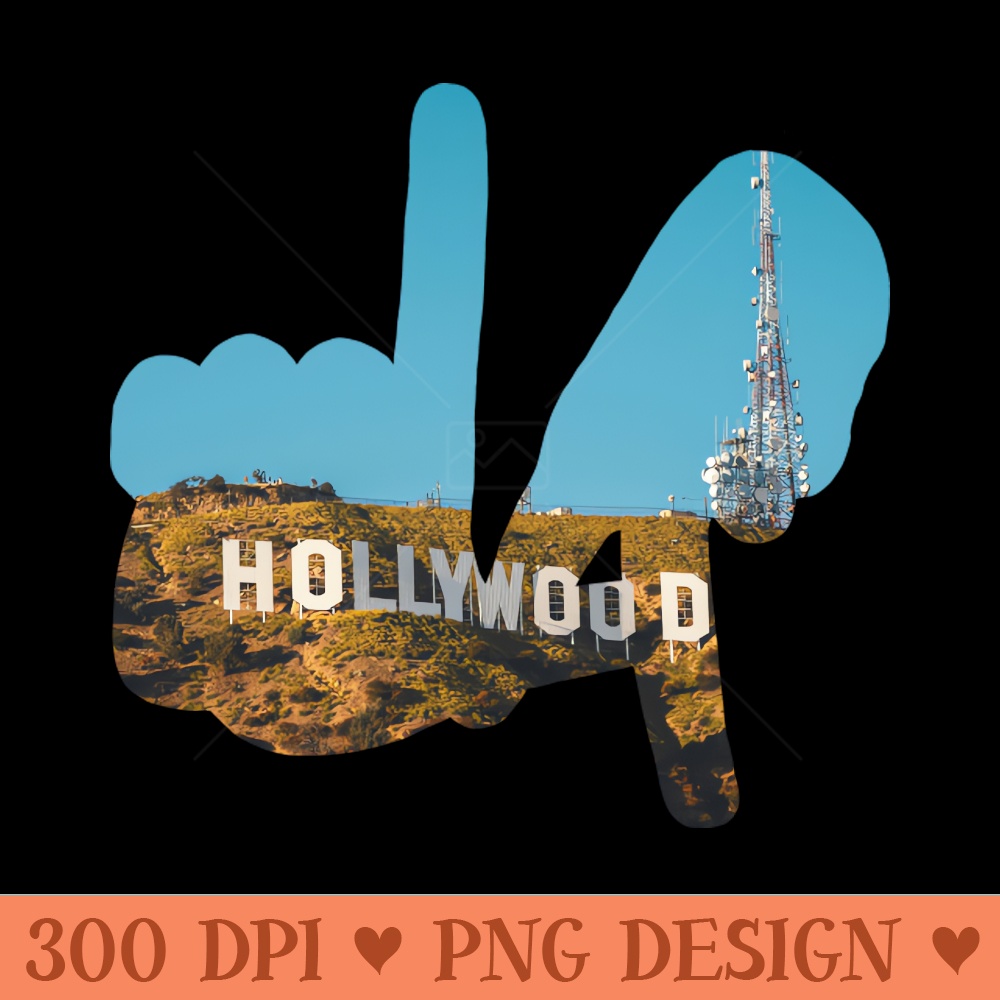 Medium LA Hands, Hollywood - PNG Design Files | Inspire Uplift